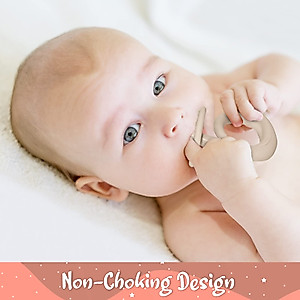 Baby Teething Toys, 100% Food-Grade Silicone Teethers for Babies 0-6 Months Infant, Baby Teether Toys 0-6 Months BPA Free Baby Chew Toys for Sucking Needs, Baby Teething Toy