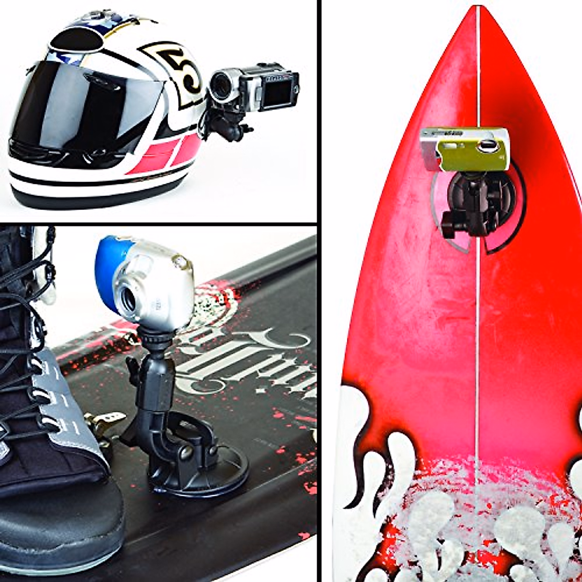 Delkin Devices Fat Gecko Mini Suction Camera Mount (DDMOUNT-MINI),black