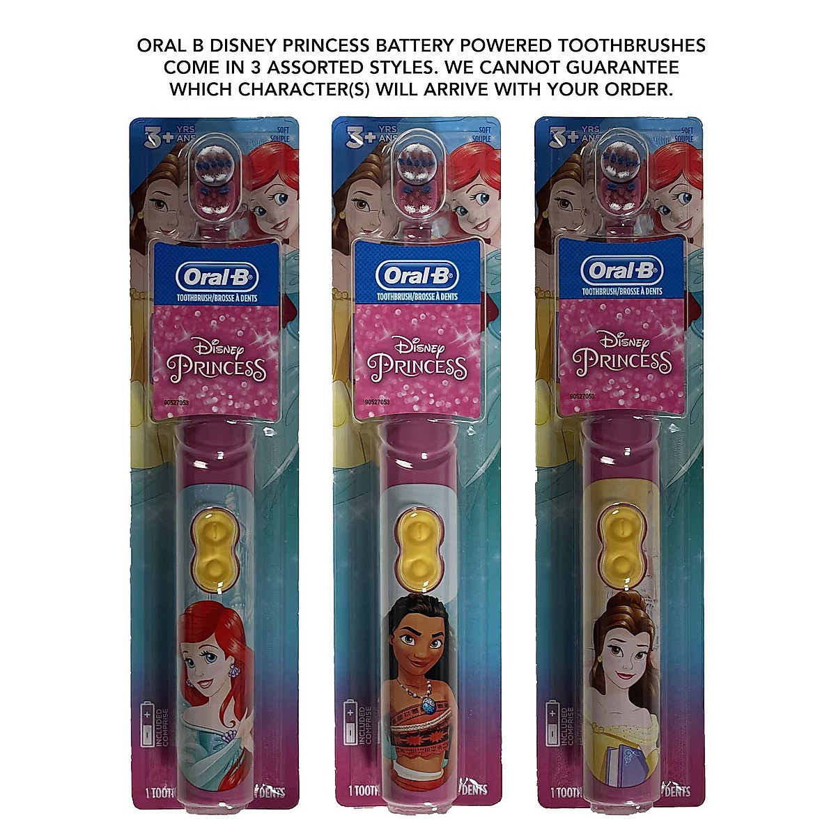 Oral-B Toothbrush Power Disney Princess Soft (2 Pack)