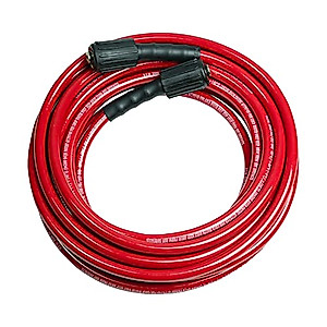 Craftsman CMXGWFN061200 3200 PSI Gas Pressure Washer, 2.4 GPM, Craftsman Engine, Includes Spray Gun and Wand, 4 QC Nozzle Tips, 1/4-in. x 25-ft. Hose, Red