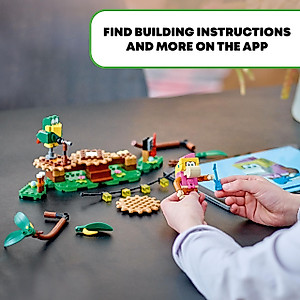 LEGO Super Mario Dixie Kong’s Jungle Jam Expansion Set 71421, Super Mario Gift Set for Boys and Girls Ages 7-9, Buildable Toy Game Featuring 2 Brick Built Super Mario Figures with Musical Accessories