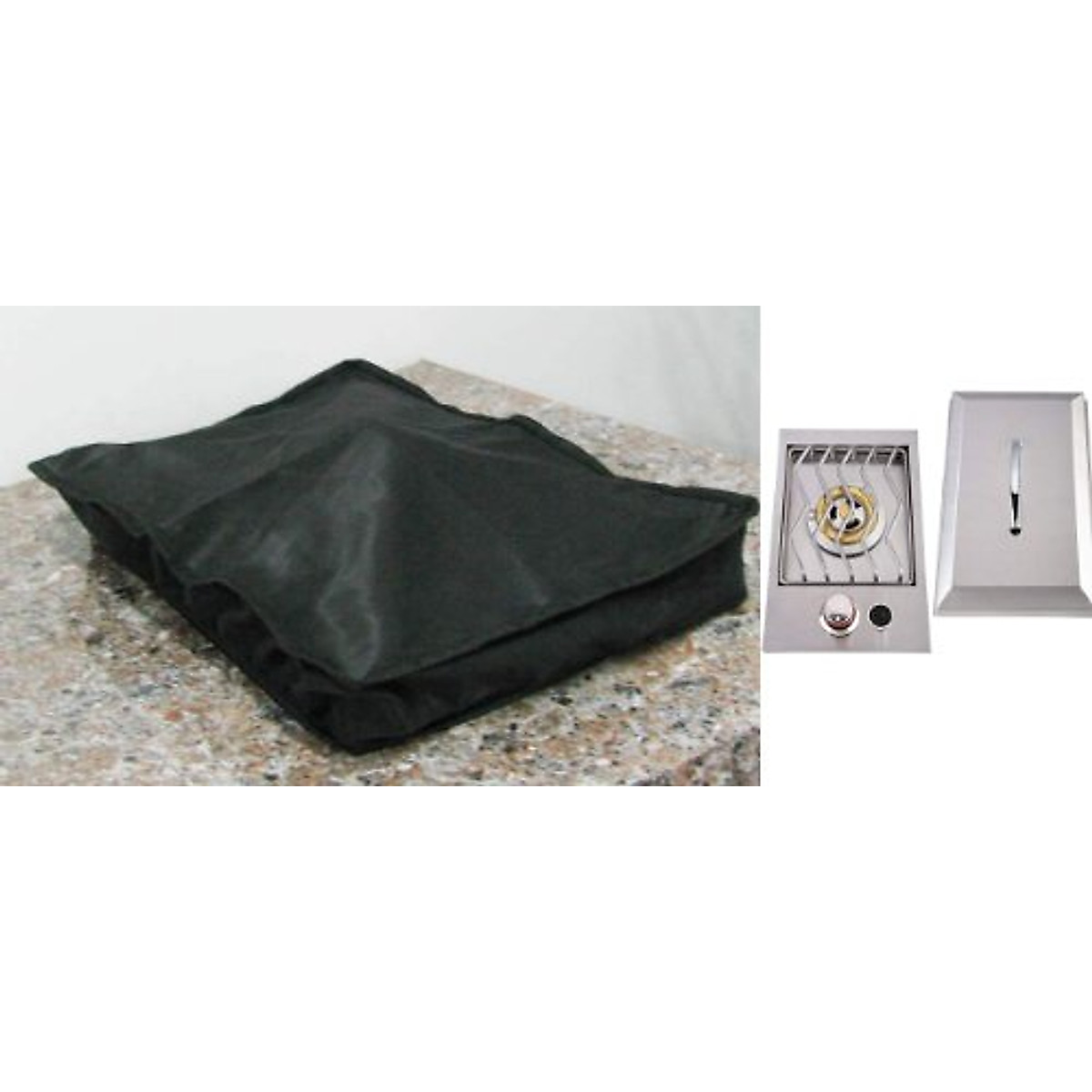 SUNSTONE COVERSB Weather Proof Cover for Drop-In Single Side Burner