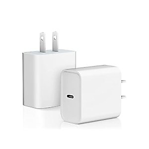 USB C Fast Charger Block【2-Pack】 20W USB C Wall Charger PD 3.0 Power Brick Adapter Compatible with iPhone 13/12/11 Pro Max/Pro/Mini/Xs Max/XR/X, iPad Pro 2020
