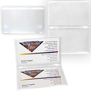 StoreSMART - USB Flash Drive & Business Card Holders - Folding - Clear - 50-Pack (RPP2915-C-FLASH-50)