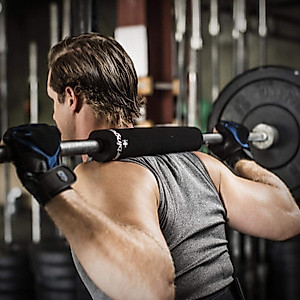 Harbinger NeoTek Foam Core Bar Pad, Olympic 16-Inch, Black