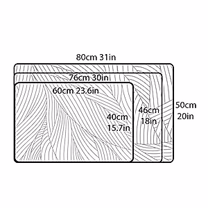 Door Mat for Front Door Retro Mid-Century Geometry Yellow Red Green Diamond Kitchen Rug Non-Slip Entry Way Doormat,Floor Mat for Bathroom/Bedroom/Living Room 18x30Inch
