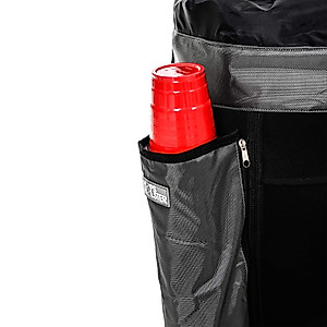 HopsHolster Cool Keg Sleeve Insulator Keg Insulation Plus Inside Pockets Hold Freeze and Ice Packs to Keeps Kegs Colder, Easy Transport Dual Reinforced Handles Provides Easy Transport and Cup Holder