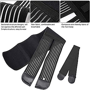 Rib Chest Support Broken Rib Brace Elastic Chest Wrap Belt for Cracked, Fractured or Dislocated Ribs Protection Belt M