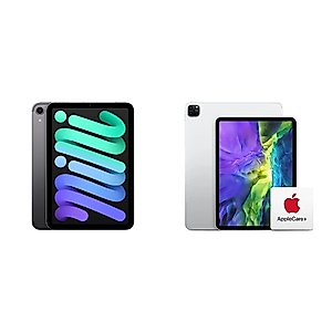 Apple 2021 iPad Mini (Wi-Fi + Cellular, 64GB) - Space Gray with AppleCare+ (Renews Monthly Until Cancelled)