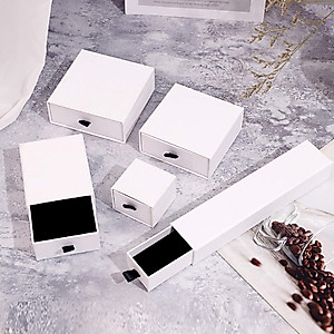 Hemoton Paper Jewelry Boxes 5pcs Box Jewelry Box Jewelry Box Cardboard Necklace White Pillowcase Boxes