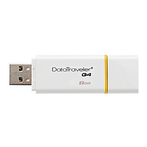 Kingston Digital 8GB Data Traveler 3.0 USB Flash Drive - Yellow (DTIG4/8GB )