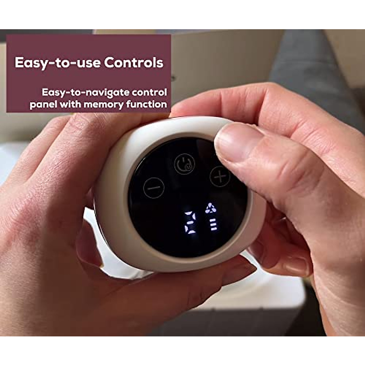 Wearable Breast Pump︱FDA Registered︱Safe, Efficient, and Comfortable︱Hands Free Breast Pump with 3 Modes & 9 Levels︱19/22mm Flange Insert︱2Pcs…