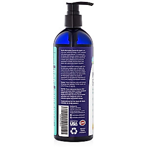 Liquid Fish Oil for Dogs with Omega 3, 6 & 9 Fatty Acids, Wild Caught from Iceland, Skin and Coat Supplement for Shedding, Itchy Skin, Allergies, Brain and Heart Health, Rich in EPA + DHA - 12 oz