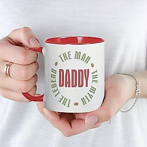 CafePress Daddy Man Myth Legend Mug Ceramic Coffee Mug, Tea Cup 11 oz