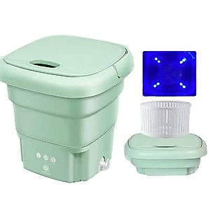 Portable Washing Machine Mini Washer with 3 Modes Deep Cleaning Half Automatic Washt, Socks, Baby Clothes, Towels, Delicate Items(A1)