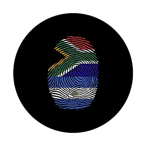 South Africa Nicaragua Fingerprint South African Nicaraguan PopSockets Standard PopGrip