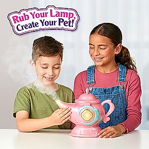 Magic Mixies Magic Genie Lamp with Interactive 8" Plush Toy and 60+ Sounds and Reactions. Reveal a Genie Mixie from The Real Misting Lamp. Gifts for Kids, Ages 5+ - Amazon Exclusive