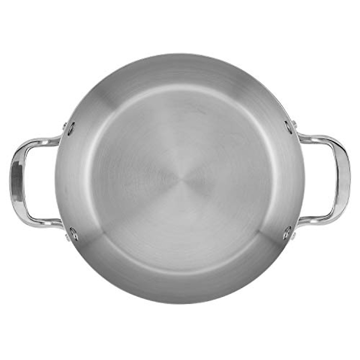 KitchenAid 3-Ply Base Brushed Stainless Steel Casserole Dish/Pan with Lid, 4 Quart