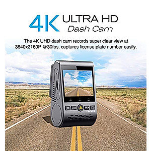 【Bundle: VIOFO A129 Pro with GPS + CPL】 VIOFO A129 Pro 4K Dash Cam 3840x2160P Ultra HD 4K Dash Camera Sony 8MP Sensor GPS Wi-Fi, Parking Mode, G-Sensor, Motion Detection, WDR, Loop Recording
