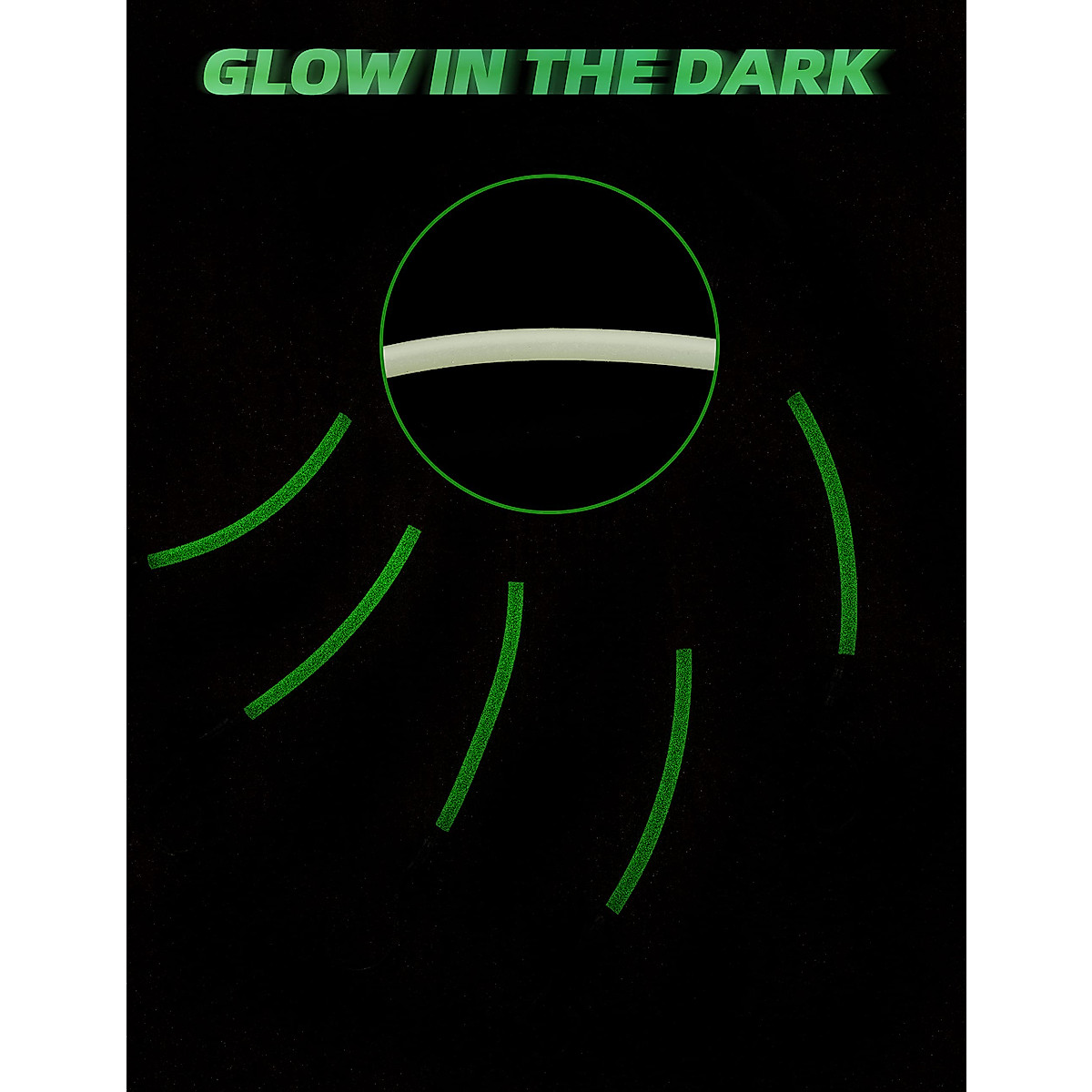 BLUEWING Fishing Deep Drop Rig with Glow Tubes 1pc Snapper, Tilefish Rig with 12/0 Stainless Steel Hooks, Barrel Swivel, 300lbs Line, 1pc