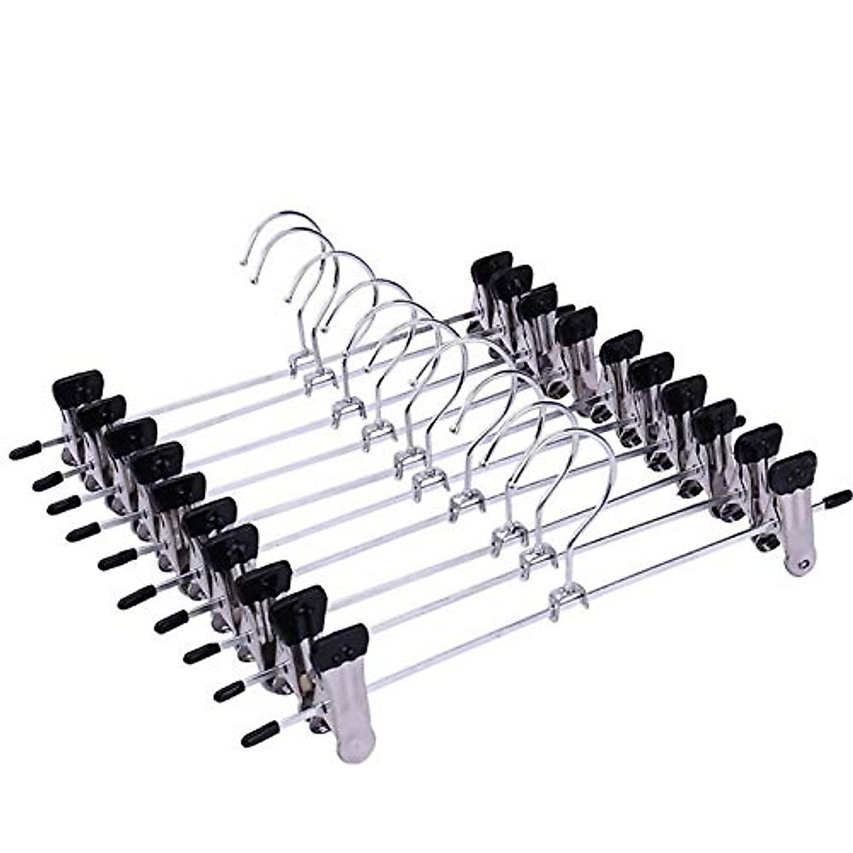 Pants Hanger, 5/10/15/20Pcs Anti-Slip Trouser Clothes Rack Organizer Shirt Pants Jeans Hanger
