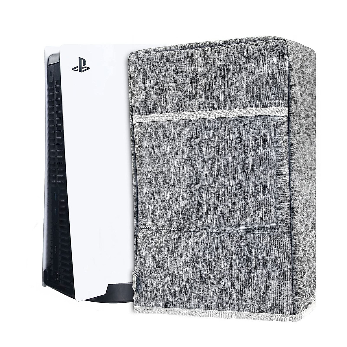 PS5 Dust Cover for Playstation 5 Console Disc Edition & Digital Edition Waterproof and Dust Protector