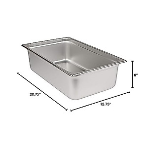 Update International - UPDSPH1006 (SPH-1006) 6" Full-Size Anti-Jam Steam Table Pan