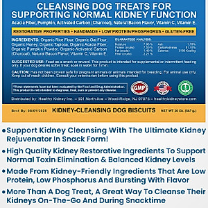 Petite Kidney Cleanse Dog Treats 20 Oz - Low Protein, Bacon Flavor, Kidney Support Formula for Normal Toxin Elimination - Kidney-Friendly Dog Diet Snack