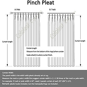 cololeaf Indoor Outdoor Sheer Curtain for Patio| Porch| Gazebo| Pergola | Cabana | Dock| Beach Home| Backyard| Country| Garden| Wedding - Pinch Pleat - Ivory 52" W x 96" L (1 Panel)