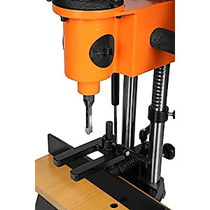 WEN 43013 5-Amp Cast Iron Bench Mortiser with Chisel Bit Set
