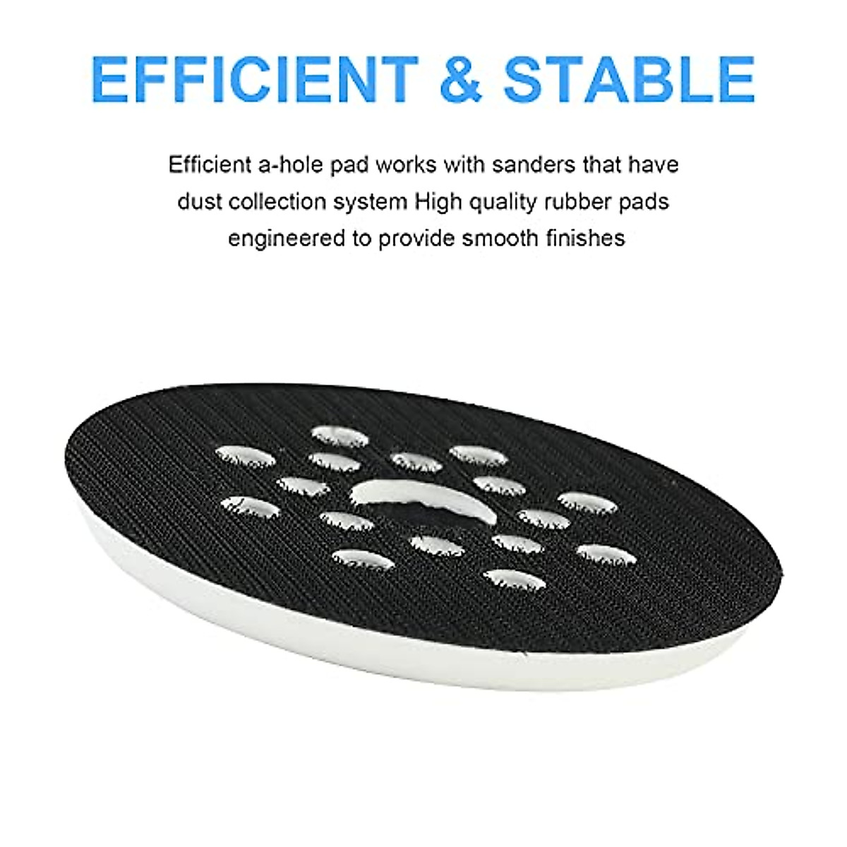 5 Inch Hook & Loop Replacement Orbital Sander Backing Pad for Bosch RS034 RS035 Compatible with Bosch Models ROS10 ROS20 ROS20VS ROS20VSC ROS20VSK (3 Pack)