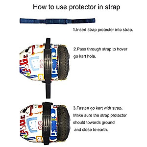 yabbay Strap and Strap Protector for Hover go Kart