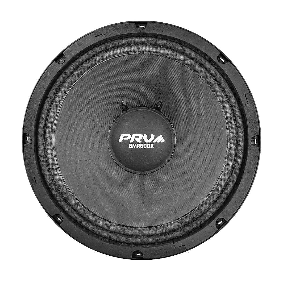 PRV AUDIO 8 Inch Midrange Speaker 8MR600X-4, 600 Watts 4 Ohm, 2 in Voice Coil, X-treme Mid Range Loudspeaker for Pro Car Audio Systems (Single)
