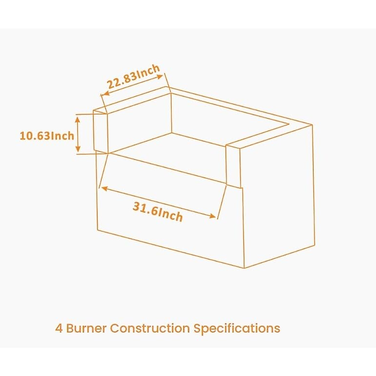 Mont Alpi MABi400 32-Inch 4-Burner 63000 BTU Stainless Steel Built-In Outdoor Kitchen Backyard Patio Barbecue Propane Gas Island Grill w/Infrared Rear Burner + Rotisserie Kit & Weather Cover