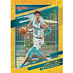 Panini Prestige 2021-22 Donruss Basketball Blaster Box - 88 Trading Cards (Orange and Purple Parallels)