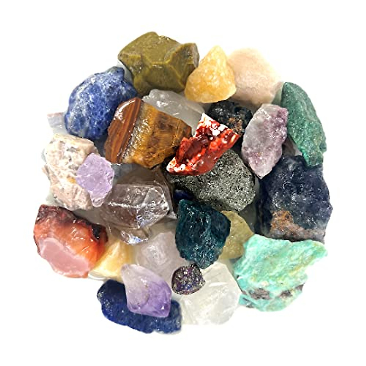 Gem Mining Kit - Rough Gemstone Mix 19LBS w Classifier Sieve Mining Gift IDEA
