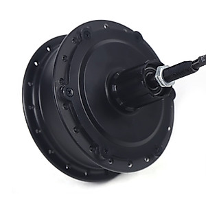 Electric Bike Kit 36V 250W Brushless Gearless Rear Hub Motor Threaded Ebike Hub Motor,Electric Bike Brushless Gear Hub Rear Wheel Motor E-Bike Conversion Kit (B)