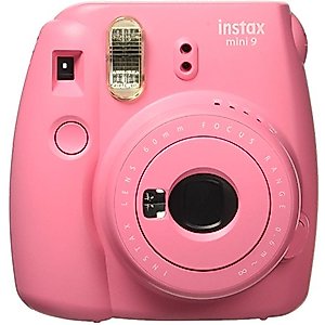 Fujifilm Instax Mini 9 Instant Camera, Flamingo Pink