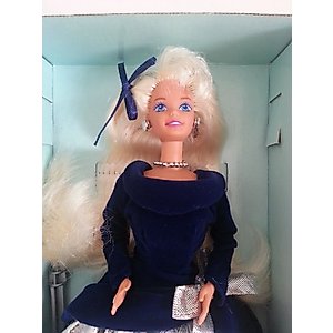 BARBIE WINTER VELVET, Mattel, AVON EXCLUSIVE, Special Edition, First in the Series 1990