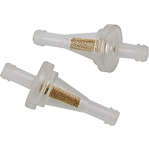 Yapnigeel 3pack 694485 Inline Gas Fuel Filter Replaces Stens 120-006 John deere AM107314 Toro 71-9280 Snapper 394358S troy bilt 951-3013 E-Z-Go 23013G1