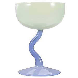 UPKOCH Trifle Bowl Trifle Bowl Mini Frodge Footed Ice Cream Cup Glass Dessert Cup Fancy Cocktail Glasses Decorative Bowl for Parfait Sundae Pudding Mousse Blue Trifle Bowl Mini Frodge Mini Frodge