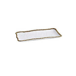 Pampa Bay Golden Salerno Medium Rectangular Tray