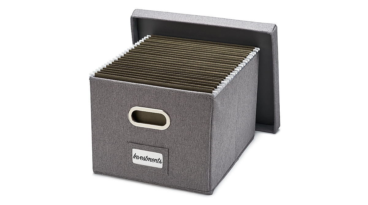 ZICOTO Decorative File Organizer - Stylish & Space-Saving Storage