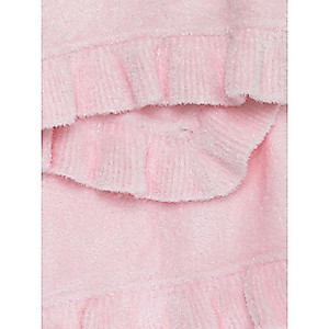 Little Giraffe Dolce Ruffle Baby Blanket 29" x 35", Pink