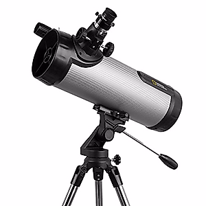BRESSER National Geographic NT 114CF Silver Carbon Fiber Telescope 80-20114