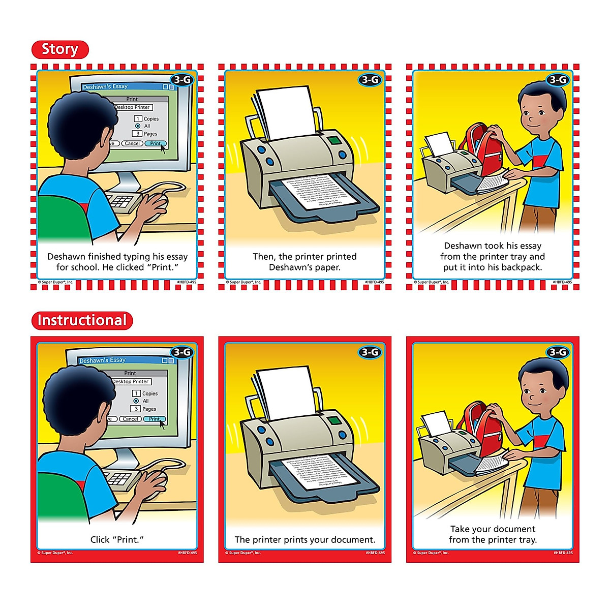 Super Duper Publications | HearBuilder Sequencing Flash Card Fun Deck | Educational Learning Resource for Children