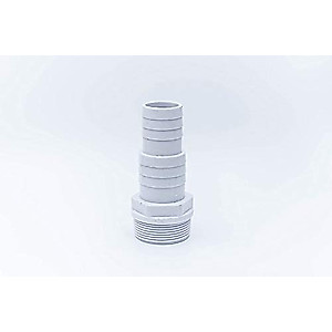 FibroPool Pool Return Jet Kit - Complete with Fittings, Eyeball Assembly, Clamp, Gaskets and PTFE Thread Tape - Compatible with Above Ground Pools