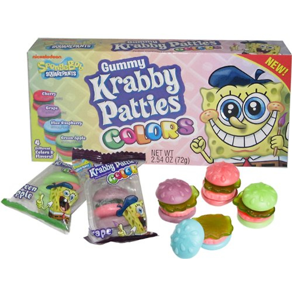 SpongeBob Krabby Patties Colors Concession Box (Pack of 12)