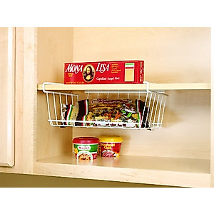 ClosetMaid 3998 Under Shelf Storage Bin , White , 13.4 in.