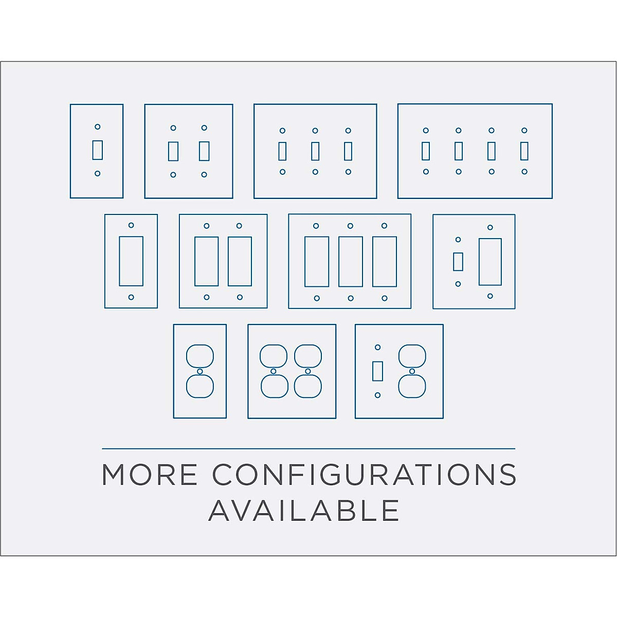 Franklin Brass W35248-PW-C Classic Architecture Double Decorator Wall Plate, Single, White